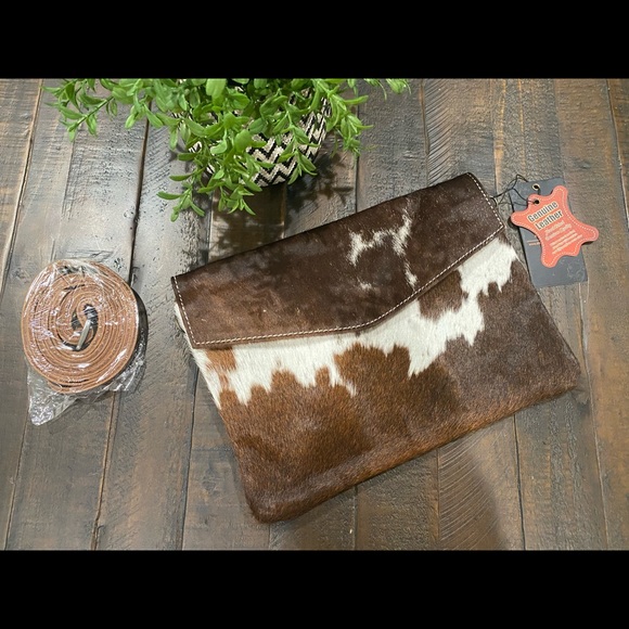 American Darling | Bags | Nwt American Darling Leather Cowhide Bag ...